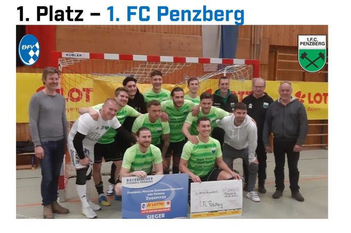 Hallenmeister: 1. FC Penzberg | BFV