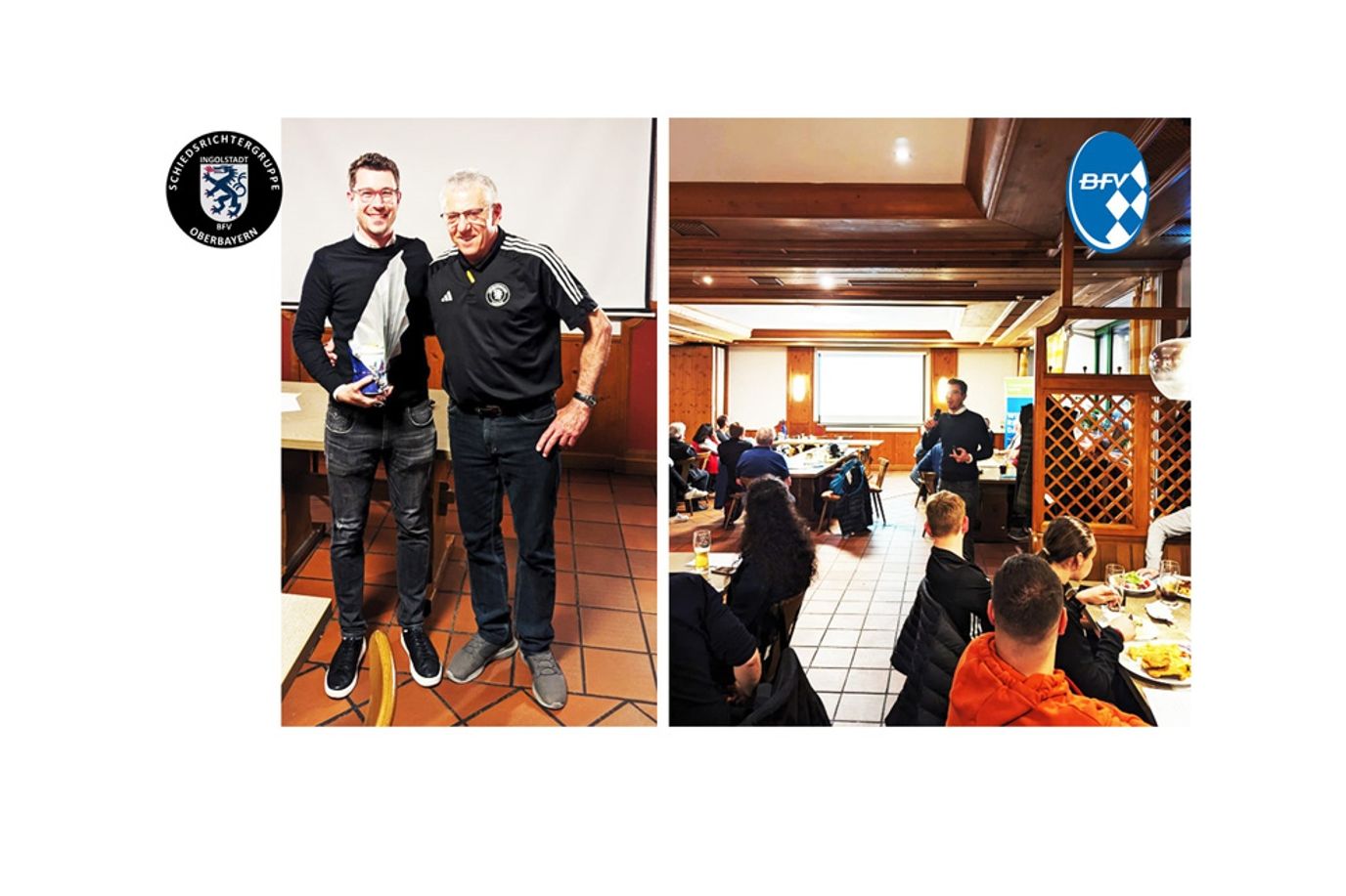 Jonas Beinhofer, KSG-Vorsitzender zu Gast bei der SRG Ingolstadt | BFV