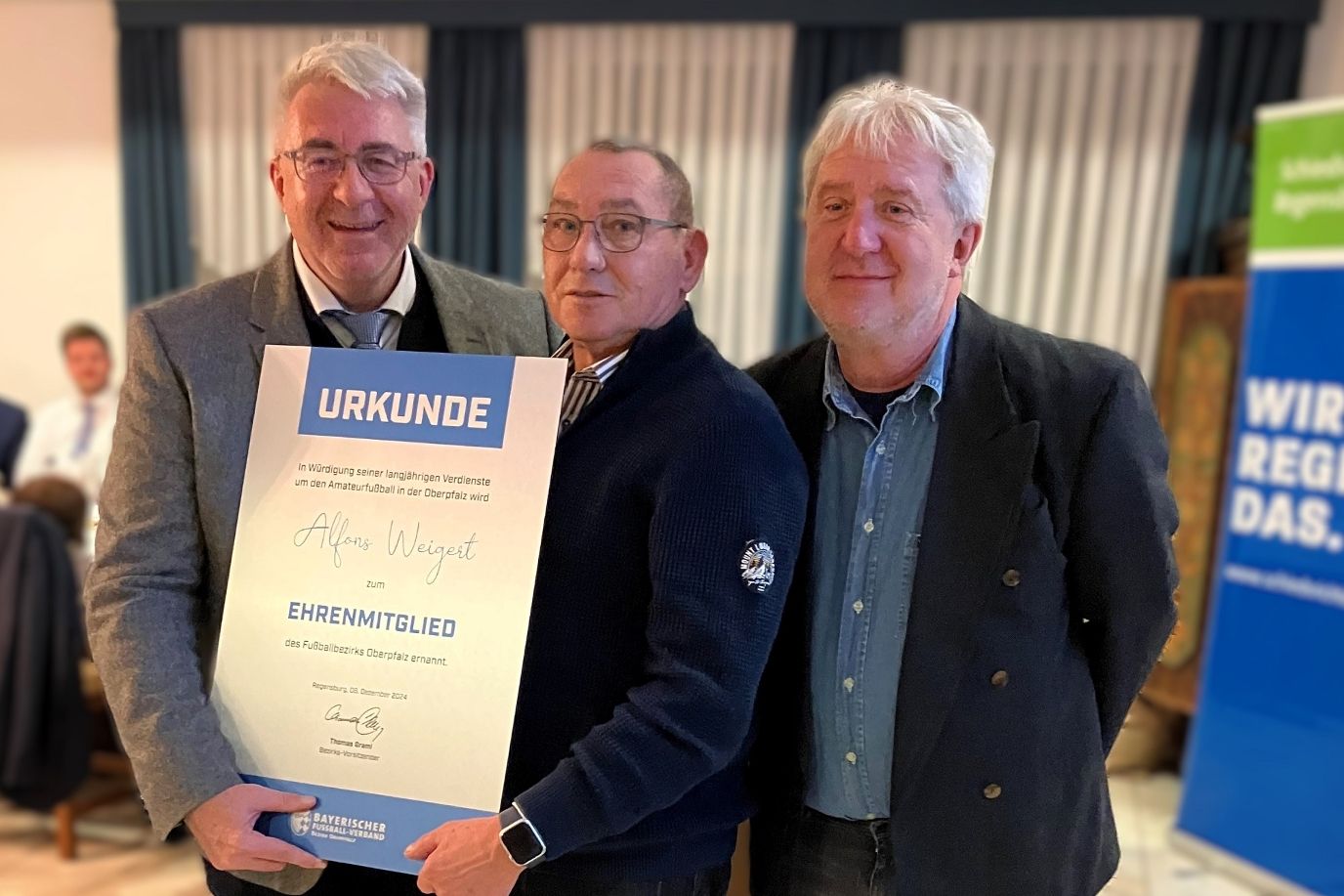 Alfons Weigert zum Ehrenmitglied ernannt | BFV