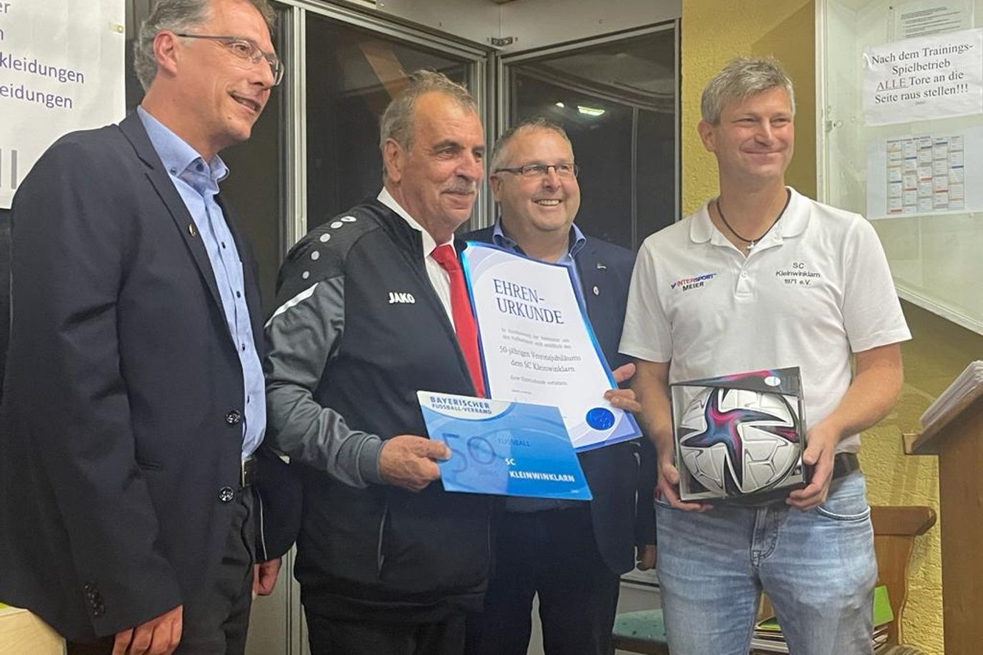 SC Kleinwinklarn besteht 50 Jahre | BFV