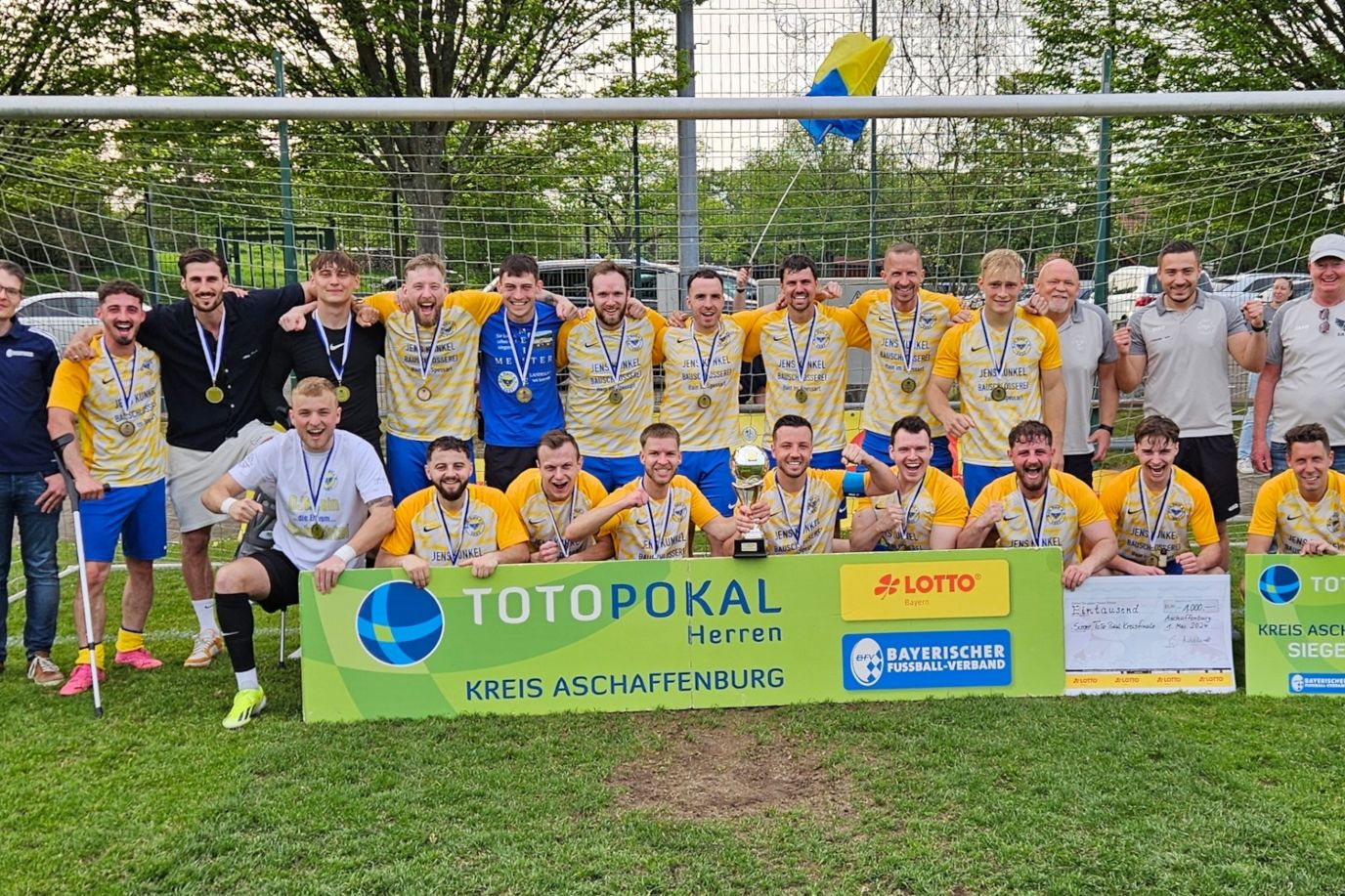 Titel-Hattrick im Toto-Pokal für die DJK Hain | BFV