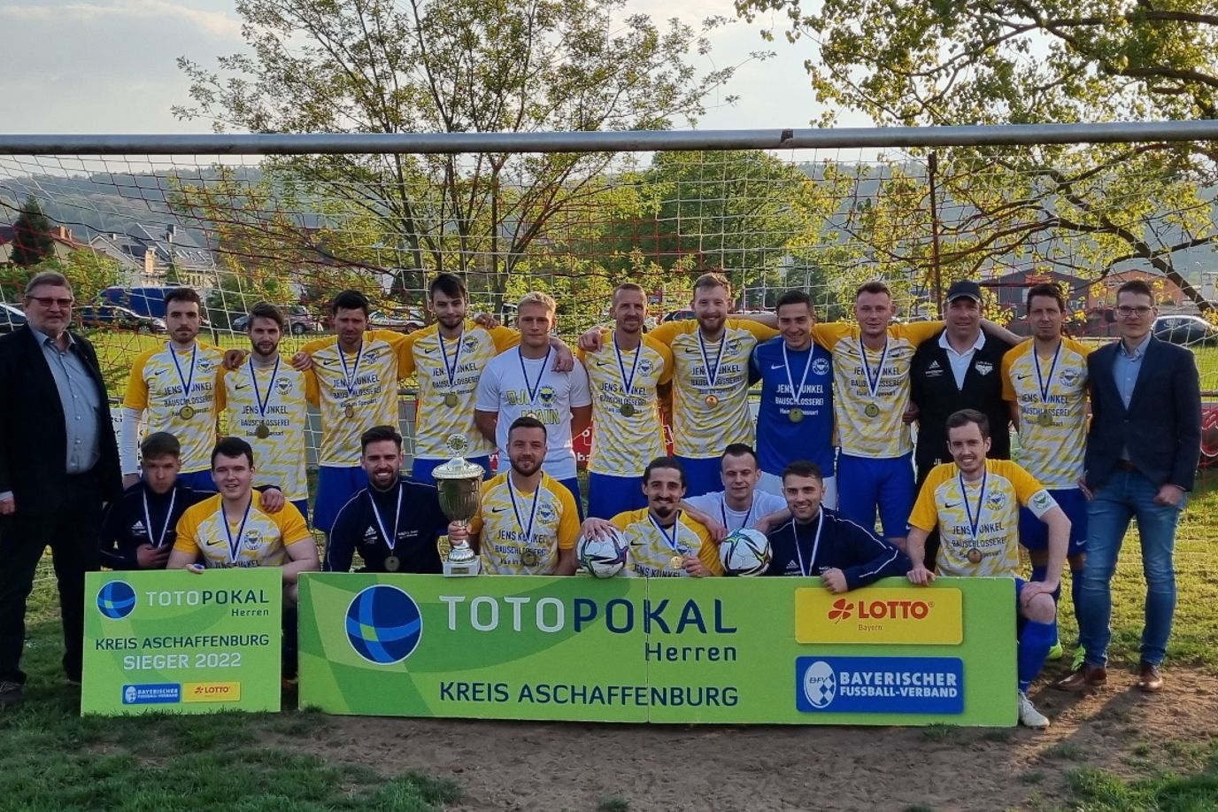 Toto-Pokal im Kreis Aschaffenburg 2022 - DJK Hain siegt souverän | BFV