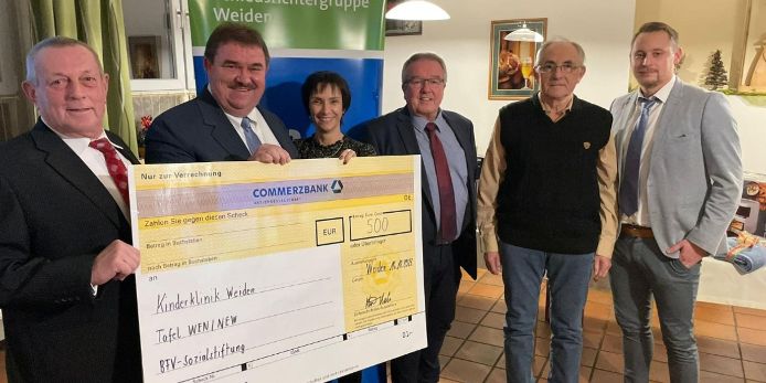 SR-Gruppe Weiden spendet 1500 EURO | BFV