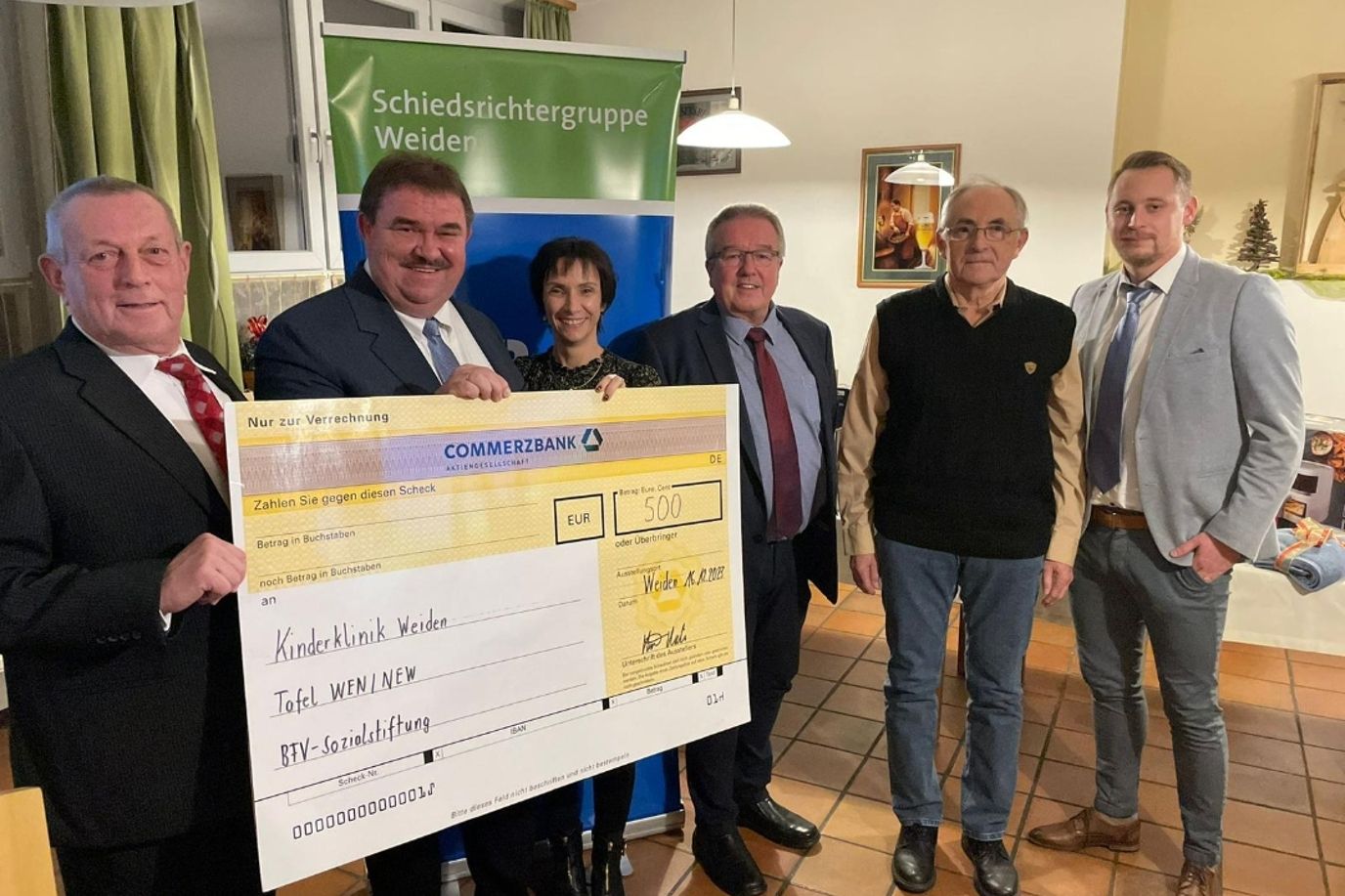 SR-Gruppe Weiden spendet 1500 EURO | BFV