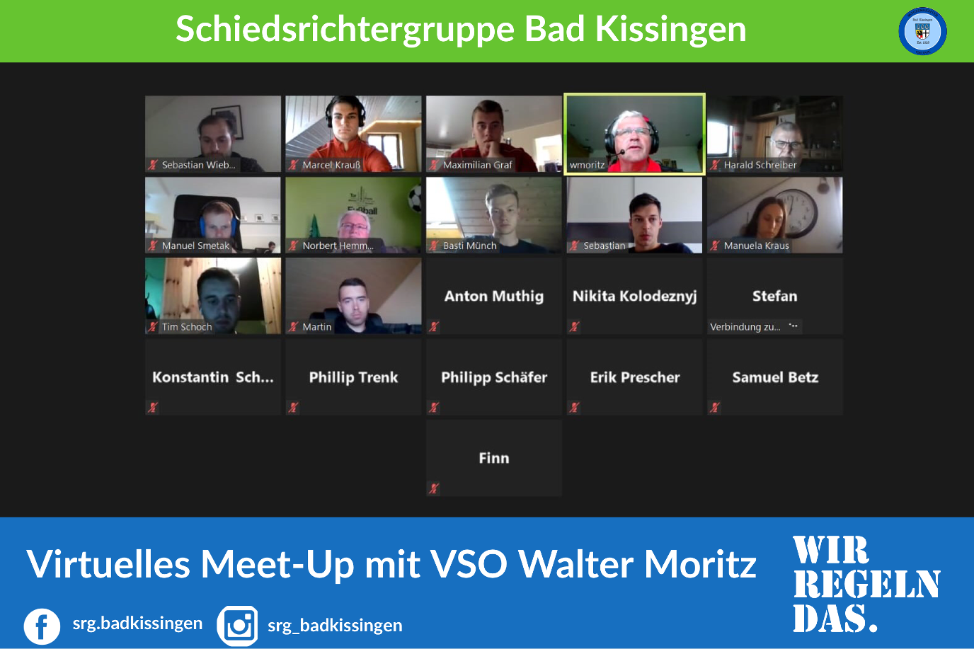 Virtuelles Meet-Up mit VSO Walter Moritz | BFV