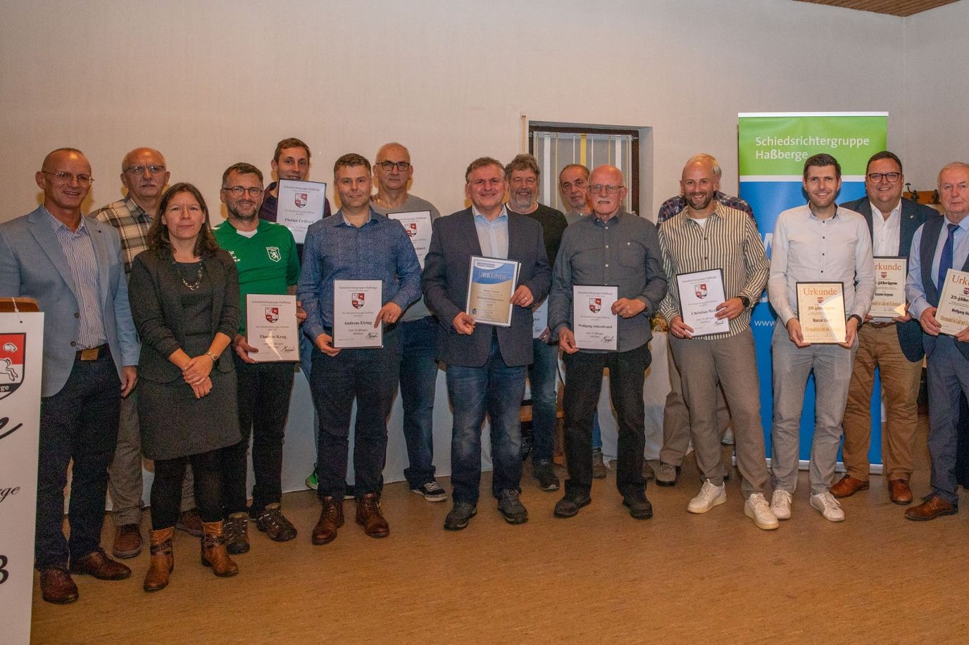 Kameradschaftsabend 2025 der Schiedsrichtergruppe Haßberge | BFV